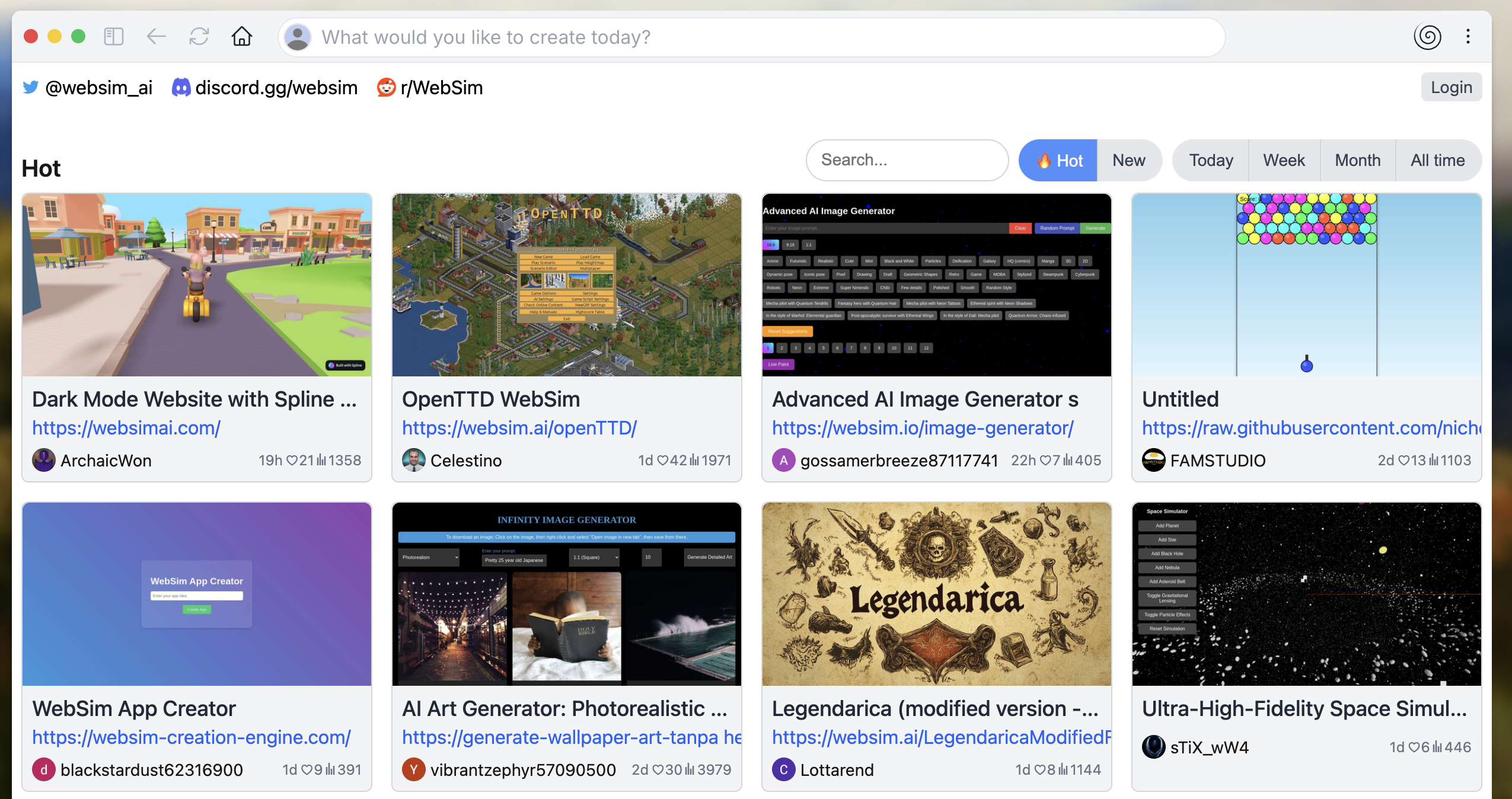 Websim AI – Best Free AI Websites